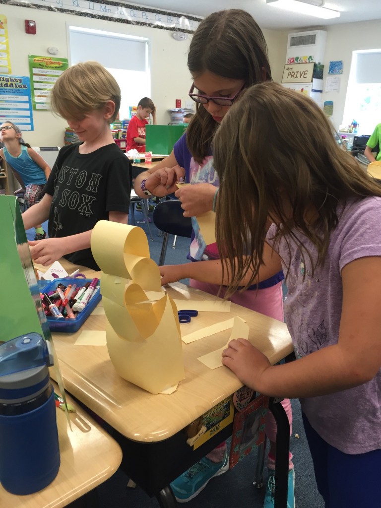 Paper Towers | Mrs. Prive's Second Grade
